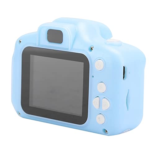 FECAMOS Mini Camera, Kids Camera Toys Kids Selfie Camera Rechargeable Recording Videos (Blue)