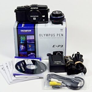 Olympus PEN E-P3 12.3 MP Live MOS Micro Four Thirds Interchangeable Lens Digital Camera with 17mm Lens - Black