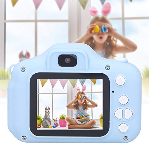 Kids Camera Digital Camera for Children Selfie Camera Portable Children Toy Camera Toddler Camera Gifts Toddler Video Recorder Photography for Child Age 3 4 5 6 7 8 Year Old(Blue)