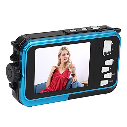 Digital Camera,Waterproof Camera with 2.7 Inch LCD Display,1080P Selfie Camera 30MP 16x for Photography and Video