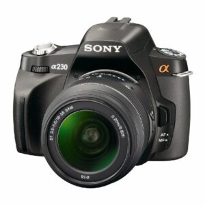 Sony Alpha A230Y 10.2 MP Digital SLR Camera with Super SteadyShot INSIDE Image Stabilization and 18-55mm and 55-200mm Lenses