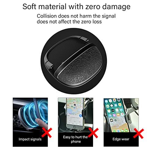 AUKEPO Car Phone Holder, Silicone Cell Phone Holder Pad for Dashboard, Anti-Slip Phone Stand Mat for Desk, Auto Accessories for Home Office, Compatible with iPhone, Samsung, and More