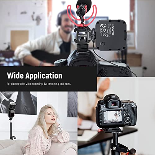 NEEWER 8 PCs Hot Shoe Mount Adapter Kit, Including Triple Cold Shoe Mount, 1/4” Screw Adapter, Flash Stand Bracket, and Hot Shoe Cover for DSLR Camera, LED Light, Microphone, Light Stand, Monitor