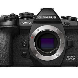 OLYMPUS OM-D E-M1 Mark III Black Camera Body (Renewed)