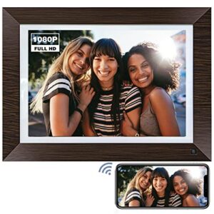 bsimb 11 inch 32gb fhd smart digital photo frame with 1920×1280 ips touch screen, wifi could picture frame, instantly share photos & videos via email/app, motion sensor, gift for grandparents