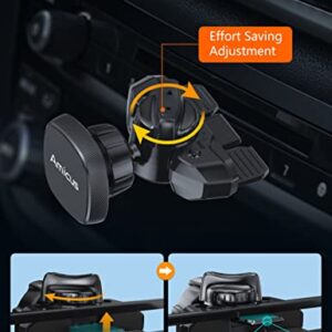 Amicus Magnetic CD Slot Phone Holder for Car, CD Player Cell Phone Mount with Strong Magnet, 360° Rotation Car Phone Mount Compatible with iPhone, Samsung, Galaxy, LG