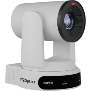 ptzoptics move 4k 30x optical zoom camera (white)