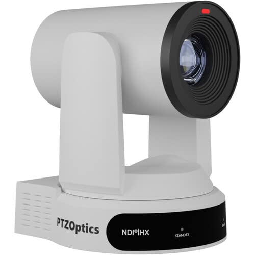 PTZOptics Move 4K 30X Optical Zoom Camera (White)