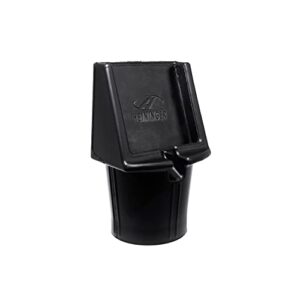 heininger commutemate cellcup cell phone holder, black, 1016