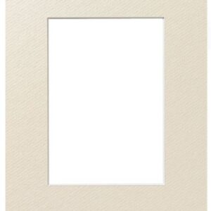 Savage 5 Pack Single 8x10 in Mat to Hold 5x7 in Print - Ivory 6002281