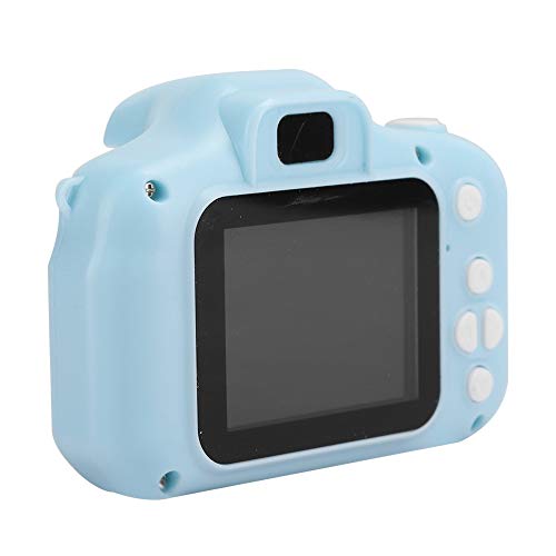 Kids Camera, 2.0inch LCD Screen 1080P Mini Cartoon Children Camera Video Camera Portable Toy, Christmas Birthday Gifts for Girls Age 3-9 (Blue-Primary Edition)