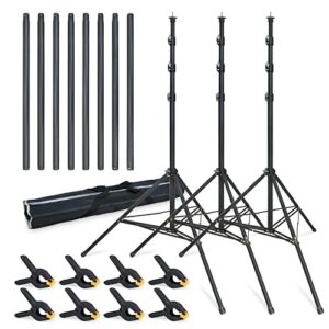 LINCO Lincostore 12x20 feet Heavy Duty Photography Backdrop Stand Background Support System Kit 4169H