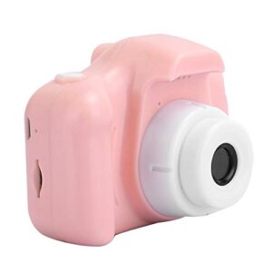 Kids Camera, 2.0inch LCD Screen 1080P Mini Cartoon Children Camera Video Camera Portable Toy, Christmas Birthday Gifts for Girls Age 3-9 (Pink - Puqing Version)