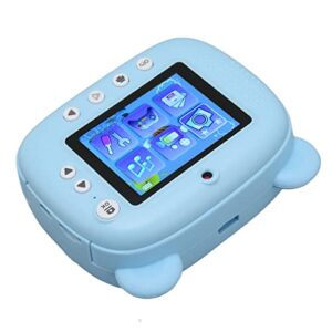 children camera, 1050mah battery cute kids camera for travel(blue)