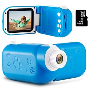 Camera for Kids 3-10 Years,Kids Digital Camera Christmas Birthday Gifts for Boys and Girls,2.4 Inch 1080p Dual Lens Children Video Camera Toys (32G)