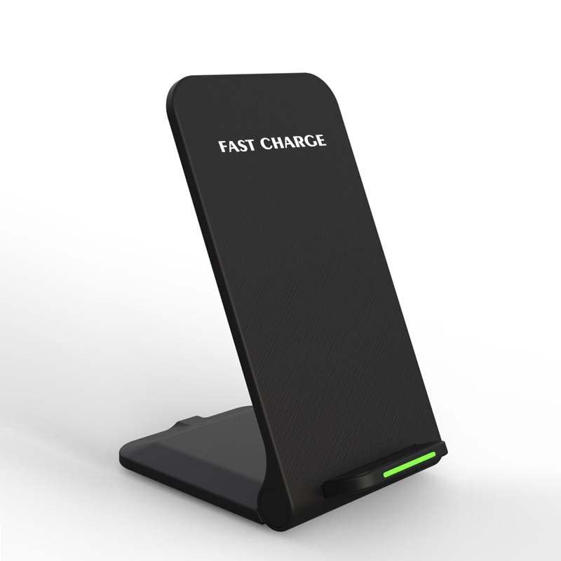 Folding 15W Wireless Charging Stand, Stand Compatible with All Phones,Phone Charger for iPhone 14/13/12/SE 2020/11/XR/XS/X/8, Samsung Galaxy S22 S21 S20 S10 S9 S8/Note 20 Ultra/10/9, Black