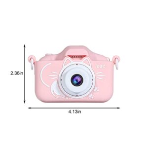 LebonYard Cute Cat Cartoon Children's Camera Front and Rear Double Lens 20 Million Selfie Camera