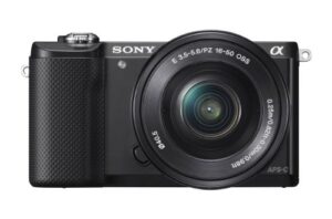 sony alpha a5000 mirrorless digital camera with 16-50mm oss lens (black)