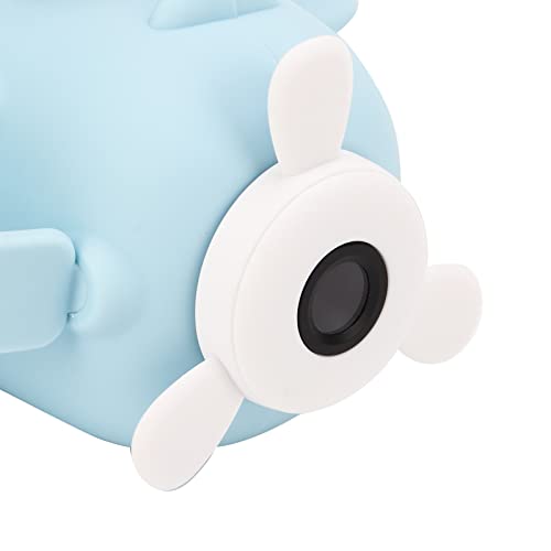 Oumefar Kids Video Camera, 1080P HD Kids DV Camera Cartoon Bear Blue 50 Million Pixels for Travel Digitalcamera