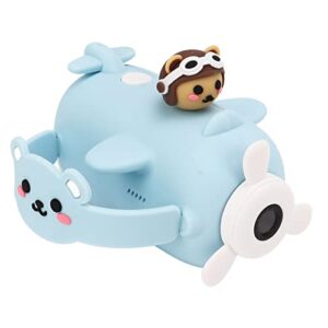 oumefar kids video camera, 1080p hd kids dv camera cartoon bear blue 50 million pixels for travel digitalcamera