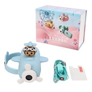 Oumefar Kids Video Camera, 1080P HD Kids DV Camera Cartoon Bear Blue 50 Million Pixels for Travel Digitalcamera