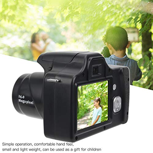 Binyalir Small Camera, Digital Camera 24MP Photo Shooting 3in LCD HD Screen Lightweight and Portable for Travel for Home Use(Standard Edition)