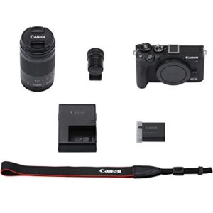 Canon Mirrorless Camera [EOS M6 Mark II] for Vlogging + EF-M 18-150mm Lens + EVF Kit|CMOS (APS-C) Sensor| Dual Pixel CMOS Auto Focus| Wi-Fi |Bluetooth| 4K Video, Black