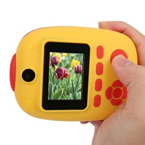 Shanrya Children Instant Print Camera, Kids Instant Print Camera Portable Cute Support Selfies for Above 3 Years Old