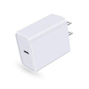 usb c wall charger, 18w pd 3.0 fast charger plug box power adapter type c charging block brick cube for iphone 13/se/12 mini/11 12 pro/12 pro max/xs/xr/x/8/8 plus,pad pro,samsung galaxy s21 s20 ultra