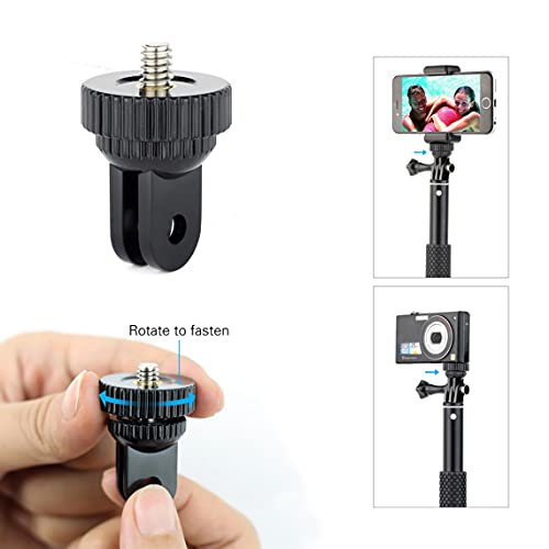 SOONSUN Waterproof Floating Hand Grip Compatible with GoPro Hero 11 10 9 8 7 6 5 4 3+ 2 1 Session Fusion Max, Floaty Handle Handler with Mini Tripod Accessories Kit for Action Cameras Water Sports