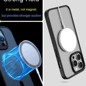 Metal Ring Adhesive Sticker Rings for iiPhone 12 13 14 15 Case Converter Kit Accessories, Magnetic Car Magnet Mount Adapter Metal Rings (not Magnet),Black, 4pcs