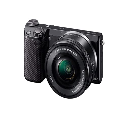 DYOSEN Digital Camera NEX-5TL Mirrorless Digital Camera with 16-50mm Power Zoom Lens Digital Camera Photography (Color : B)