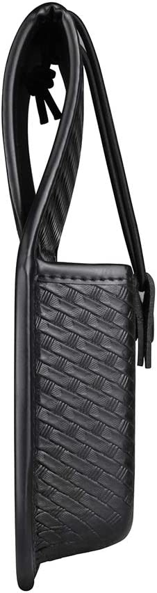 ROCOTACTICAL Basketweave Radio Pouch, Universal Radio Holder Pouch for Law Enforcement Duty Belt