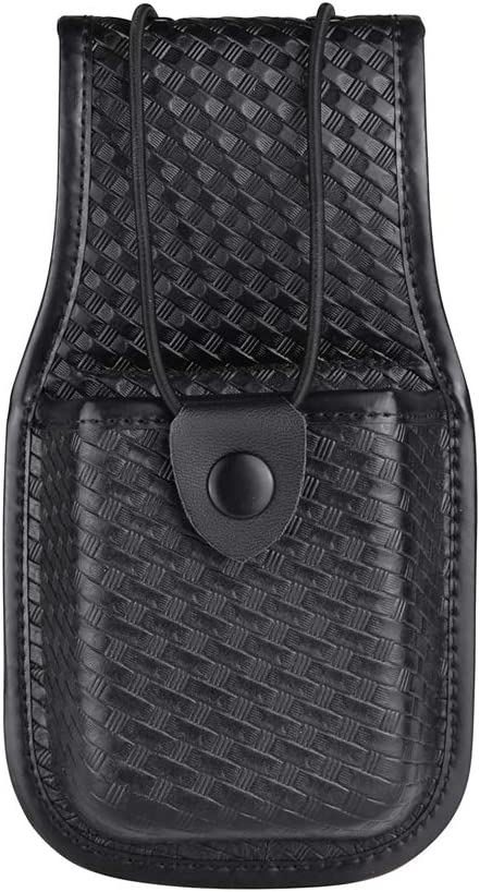 ROCOTACTICAL Basketweave Radio Pouch, Universal Radio Holder Pouch for Law Enforcement Duty Belt