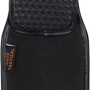 ROCOTACTICAL Basketweave Radio Pouch, Universal Radio Holder Pouch for Law Enforcement Duty Belt