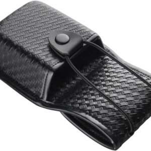 ROCOTACTICAL Basketweave Radio Pouch, Universal Radio Holder Pouch for Law Enforcement Duty Belt