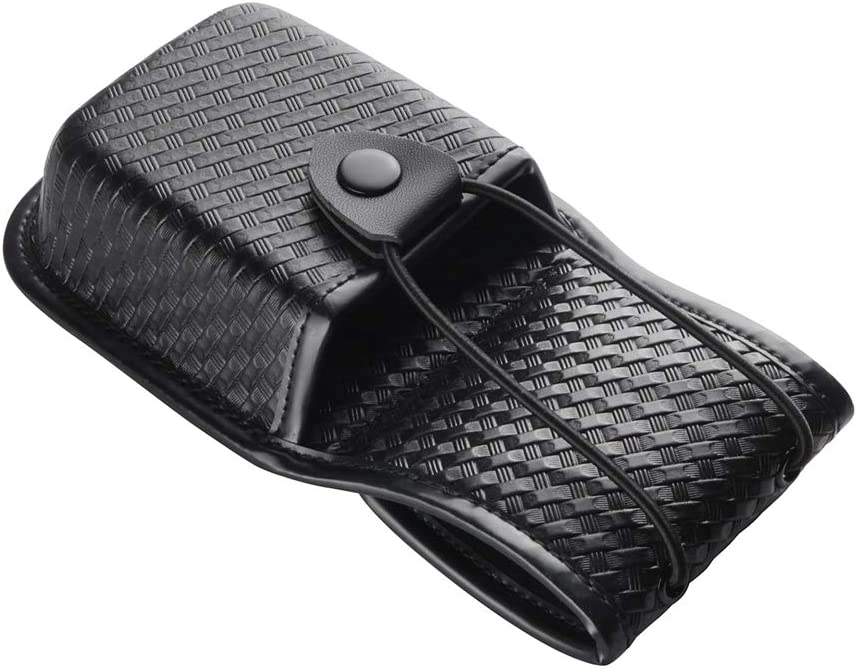 ROCOTACTICAL Basketweave Radio Pouch, Universal Radio Holder Pouch for Law Enforcement Duty Belt