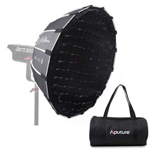 aputure light dome mini ii for aputure studio strobe light led storm 300d c120 120d mark 2 120t, 35 inch deep octagon softbox for other bowen-s mount lights