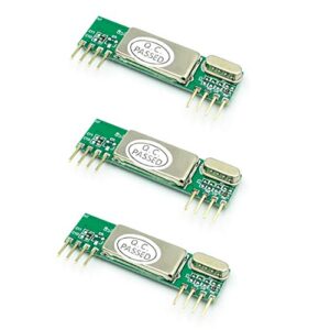 hiletgo 3pcs rxb6 433mhz superheterodyne wireless receiver module for arduino/arm/avr