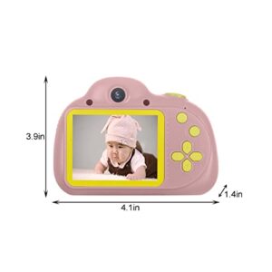 SUMDUINO Children's Camera New Multi-Function Digital 24 Megapixel High-Definition Camera Shake-Proof and Fall Proof Game Sports Camera 16x Electronic Zoom (Pink)