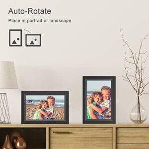 Frameo 10.1 Inch Smart WiFi Digital Photo Frame, Digital Picture Frame,Built-in 16GB Storage,IPS Touch Screen, Auto-Rotate, Slideshow, Load Photo and Video via Free App from Phone