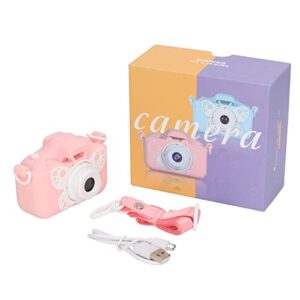 Kids Camera, Pink Camera Video Recording Easy Operation Child Camera Children Digital Camera for Photo Game Outdoor