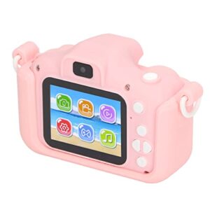 Kids Camera, Pink Camera Video Recording Easy Operation Child Camera Children Digital Camera for Photo Game Outdoor