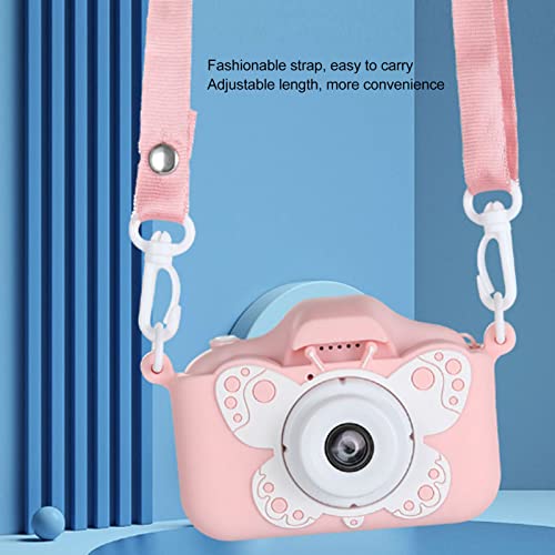 Kids Camera, Pink Camera Video Recording Easy Operation Child Camera Children Digital Camera for Photo Game Outdoor