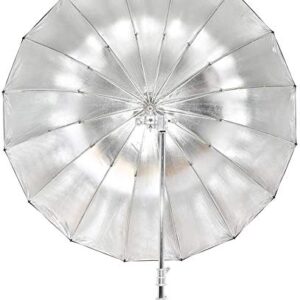 Godox UB-165S 65 inch 165cm Parabolic Inner Silver Reflec Umbrella Studio Light Umbrella with Diffuser Cover Cloth