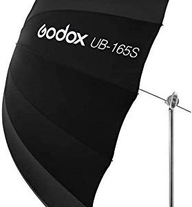 Godox UB-165S 65 inch 165cm Parabolic Inner Silver Reflec Umbrella Studio Light Umbrella with Diffuser Cover Cloth