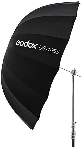 Godox UB-165S 65 inch 165cm Parabolic Inner Silver Reflec Umbrella Studio Light Umbrella with Diffuser Cover Cloth