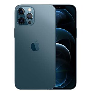 Apple iPhone 12 Pro Max, 128GB, Pacific Blue - Fully Unlocked (Renewed)