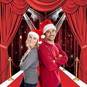 Hollywood Theme Party Decorations Photo Backdrops Red Carpet Backgrounds Vinyl Photography Background Backdrops for Wedding Birthday Party Decoration 5x7ft 053