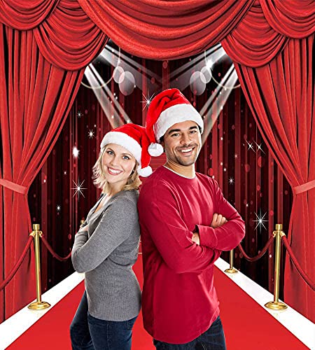 Hollywood Theme Party Decorations Photo Backdrops Red Carpet Backgrounds Vinyl Photography Background Backdrops for Wedding Birthday Party Decoration 5x7ft 053